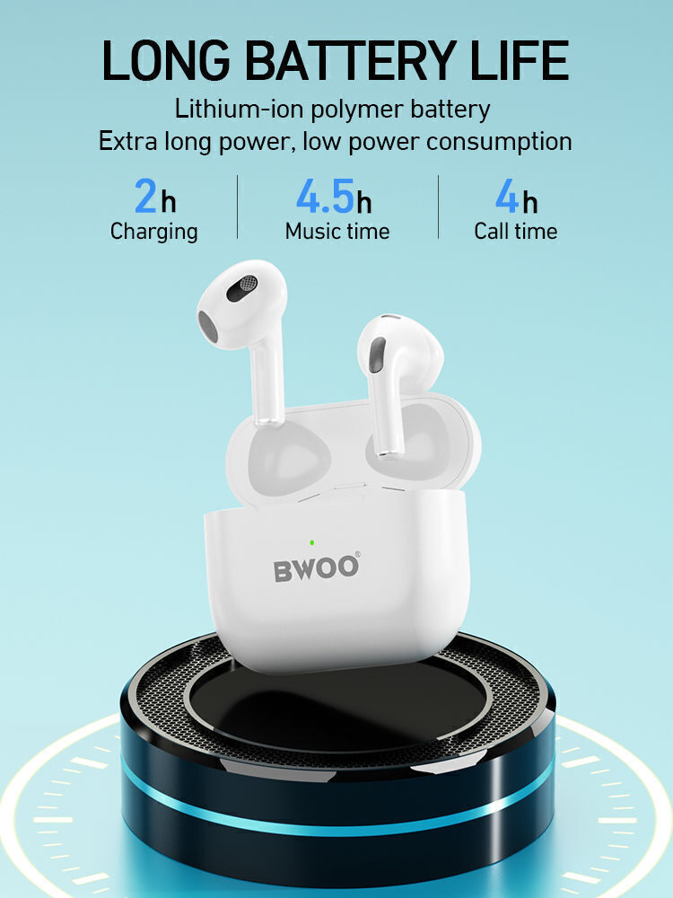 Buy Wholesale China Bwoo Bluetooth Tws 5.3 Wireless Earphone Mini ...