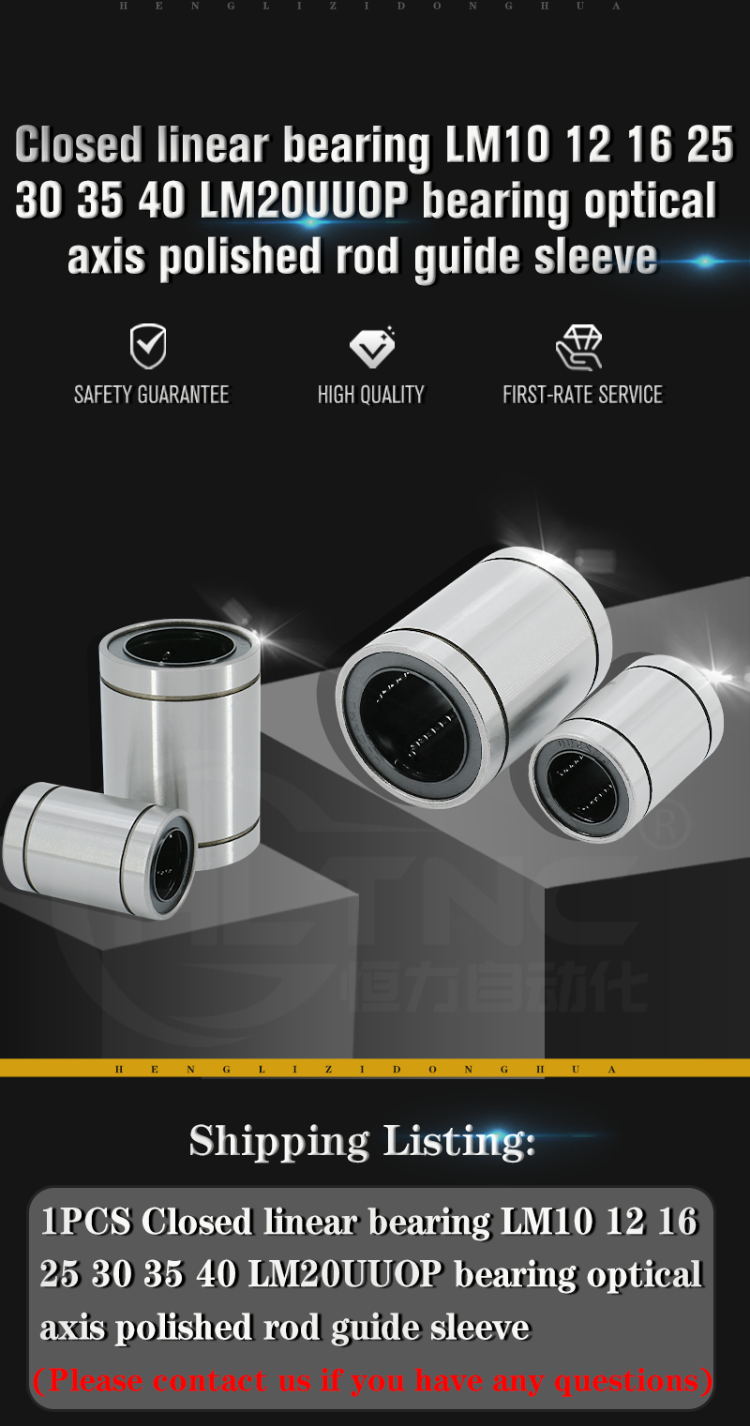 Buy Wholesale China Linear Bearing Linear Rails Bearing Balls Slide 3d Bearing Lm3 Lm4 Lm5 Lm6 ...