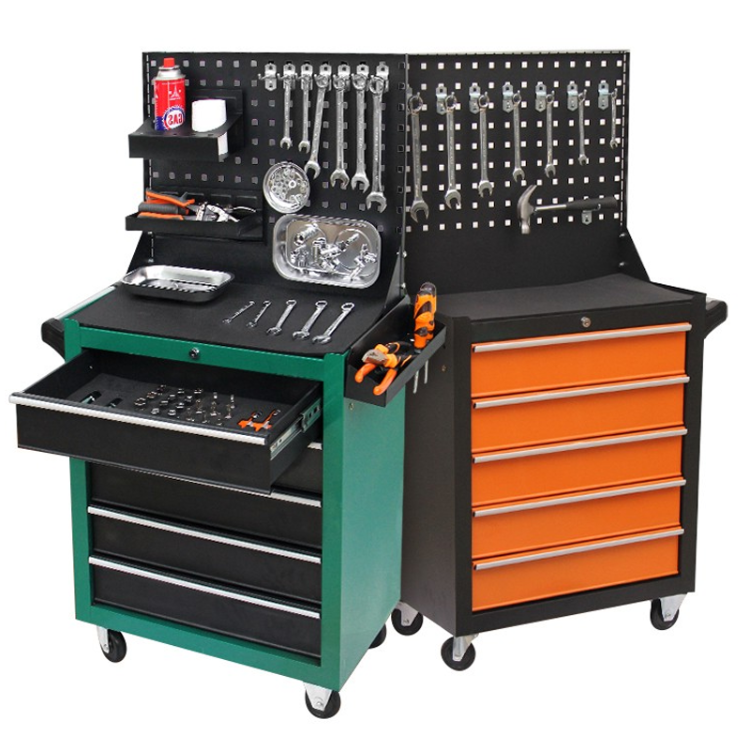 Factory Workshop Furniture Garage Storage Fix Tool Set Steel Tool Chest ...