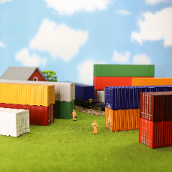 Buy China Wholesale C8748 9pcs Different Colored Ho Scale 1:87 48ft ...