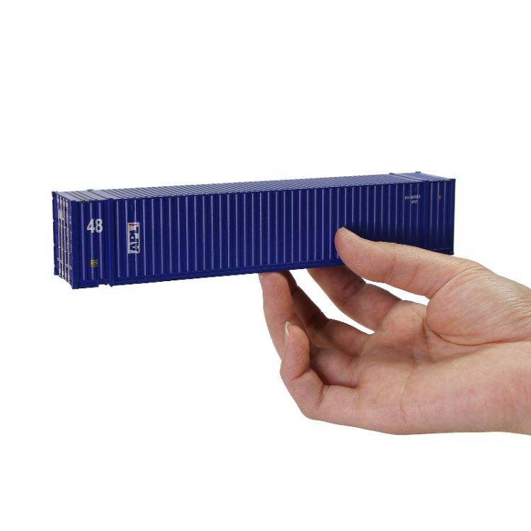 C8748 Model Train Railway Layout Ho Scale 48ft Shipping Container 1:87 ...