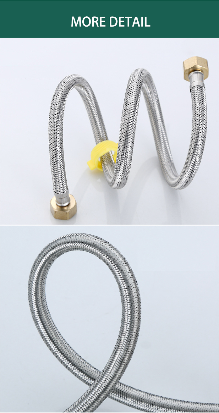 8 Strands Of Steel Wire Outer Weaving Double Head Stainless Steel ...