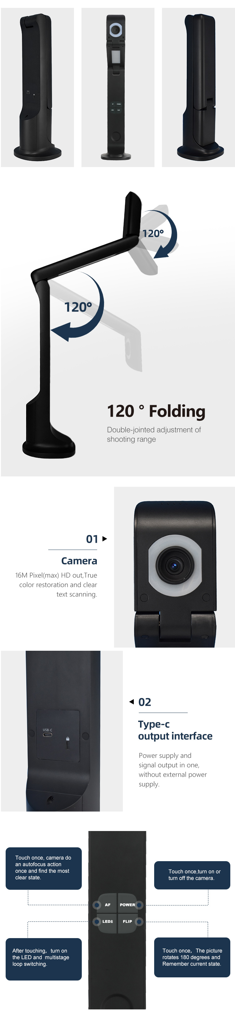 Buy Wholesale China A4 A3 Digital Projector Usb Camera Visualizer ...