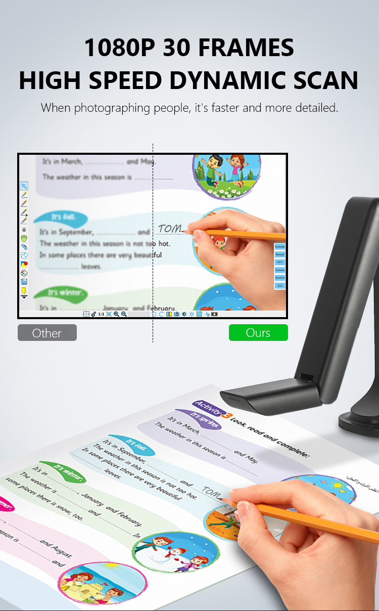 Buy Wholesale China A4 A3 Digital Projector Usb Camera Visualizer ...