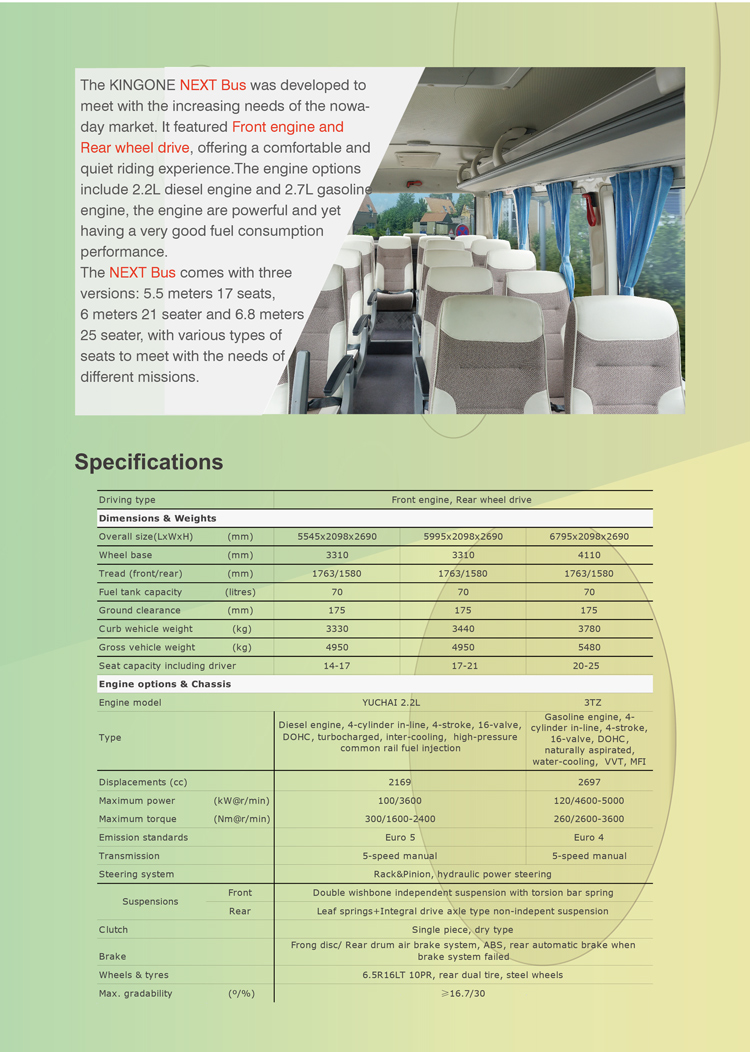 Buy Standard Quality China Wholesale King One Next Bus, Diesel/cng ...