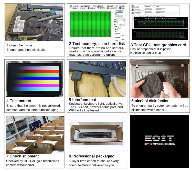 Second Hand Wholesale Office Notebook Used Laptops Refurbished Core I7 ...