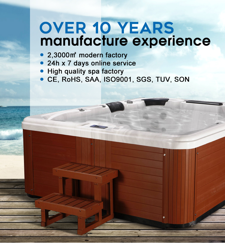 Buy Wholesale China 7 Seats Whirlpool Massage Spa Hot Tub Acrylic ...