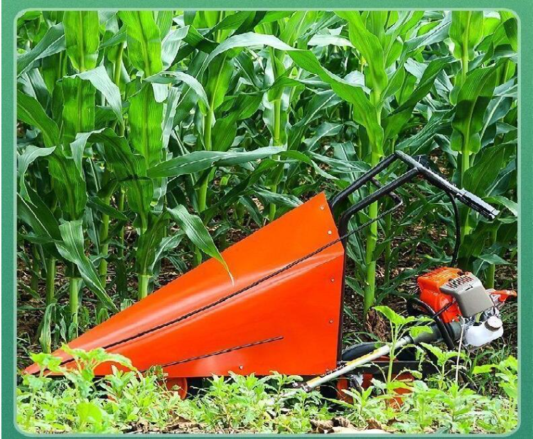 Small Corn Harvester Hand-push Soybean Straw Windrower Agricultural ...