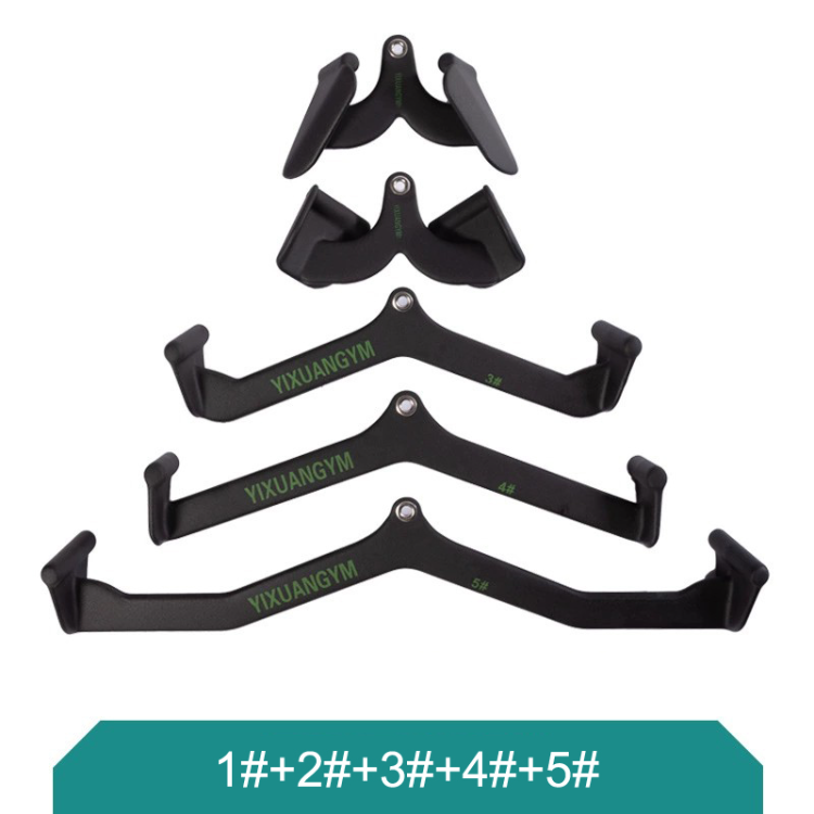 Yixuangym T-bar V-bar Pulley Cable Machine Attachments, Bicep Curl ...