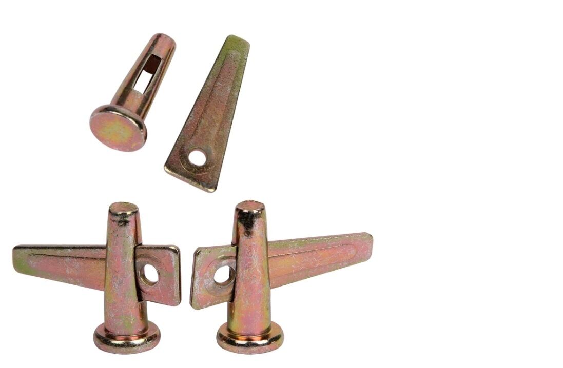 Black/ Yellow/ White Zinc Plated Wedge Pin For Construction Formwork ...