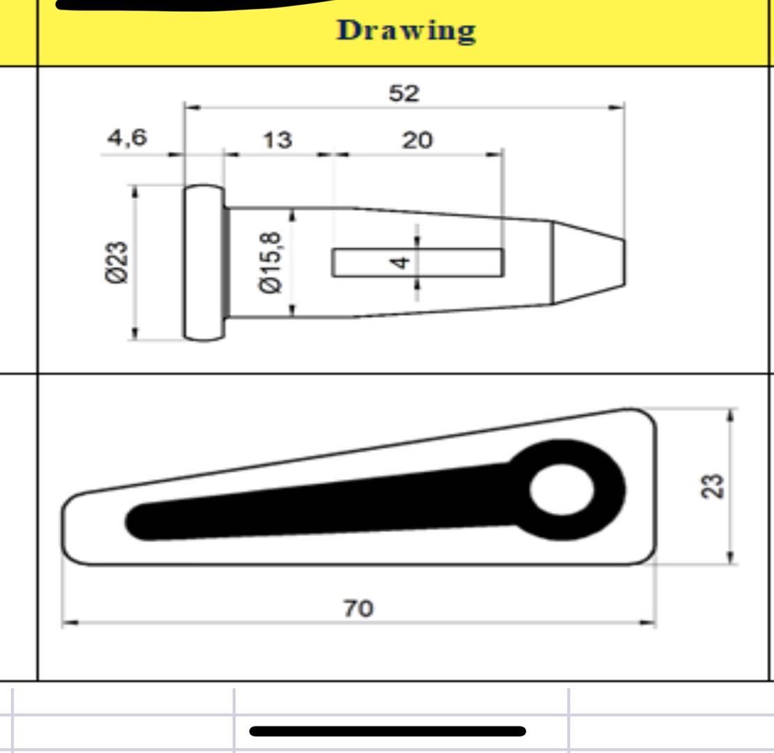 Black/ Yellow/ White Zinc Plated Wedge Pin For Construction Formwork ...