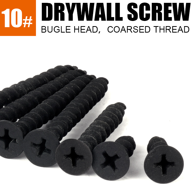 Buy Wholesale China Drywall Screw Coarse Thread Black Phosphate Flat ...