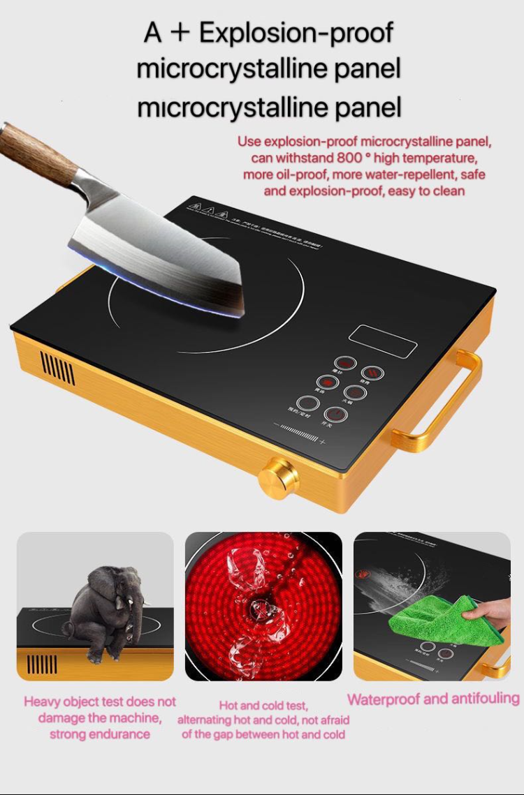 Buy Wholesale China Portable 2200w Sensitive Touch Control Electric ...