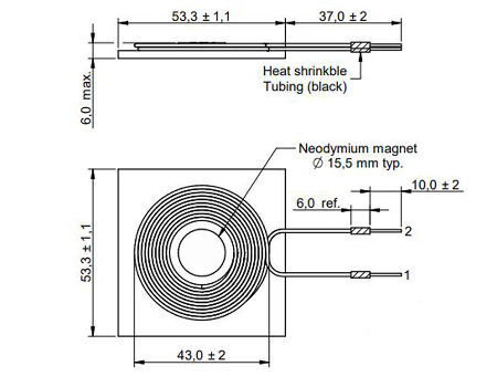 Buy Wholesale China Wpcc Wireless Power Transfer Transmitter Coil ...