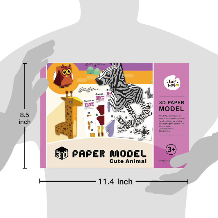 Custom Children Educational Manual Origami Paper Folding Game Cute ...