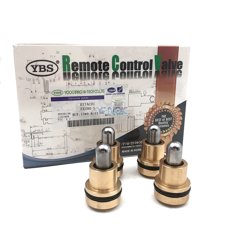 Excavator Hydraulic Valve Pilot Joystick Pusher 9108066 9107447 For Hitachi Ex200-2 Ex200-3 ...