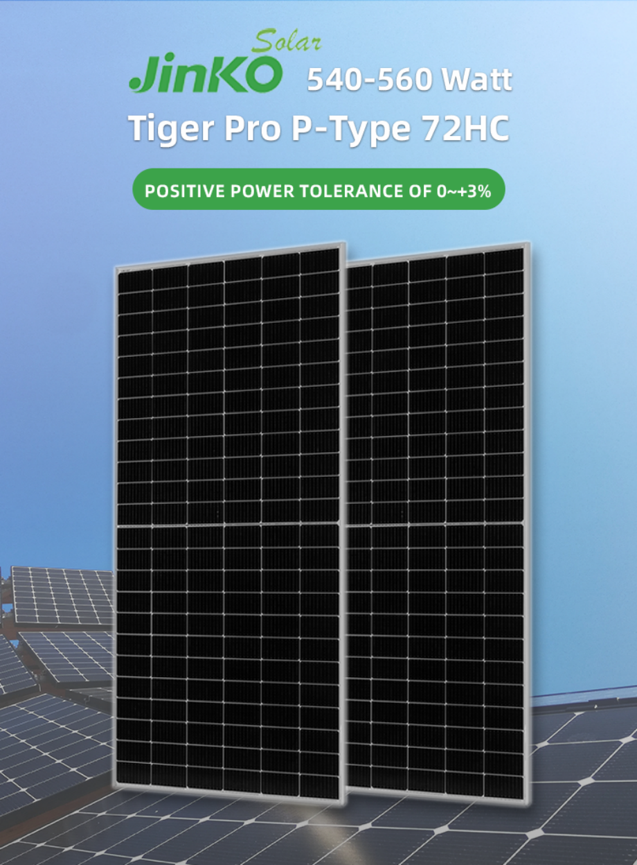 Buy Wholesale China Jinko Solar Panels Tiger Pro Half-cut Pv Module Jkm540-560m-72hl4 540w 545w ...