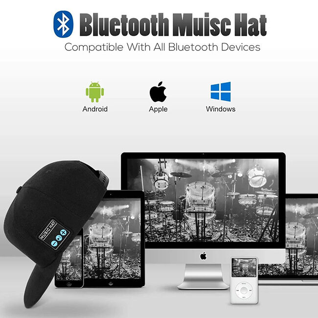 Buy Wholesale China Adjustable Bluetooth Music Hat With Wireless ...