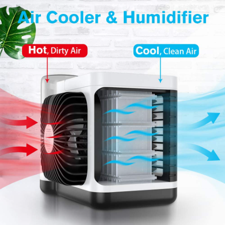 2021 Best Portable Mini Air Cooler Fan,negative Ion Air Cooler Small ...