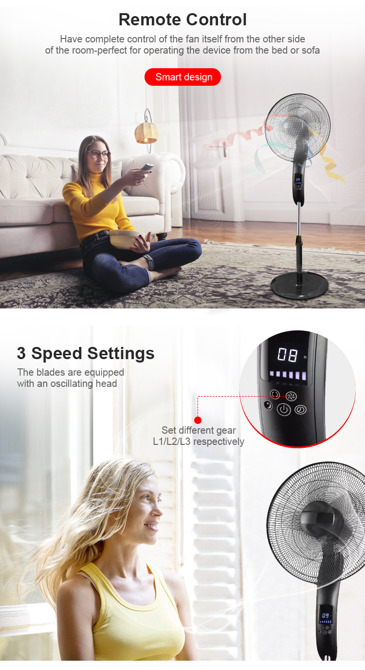 Buy Wholesale China K-air Dc Fan Stand Air Cooler Floor Electric 18 ...