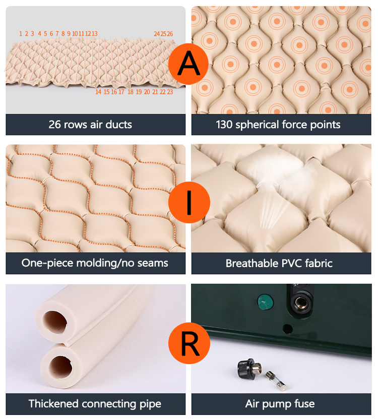 Medical Hospital Sickbed Alternating Pressure Air Mattress With Pump ...