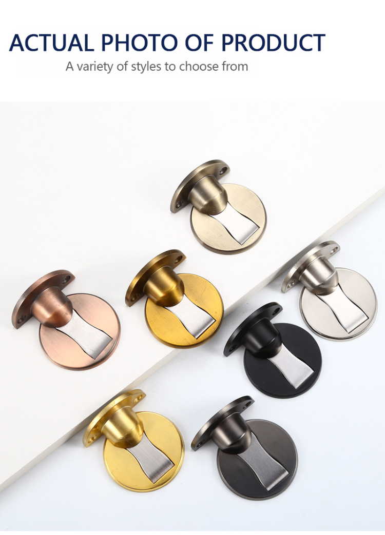 Floor Mount Invisible Magnetic Door Stop Steel Door Stops Wall Prop ...