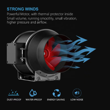 Buy Wholesale China Factory Direct Supply Quiet 4 Inch 205 Cfm Duct Fan ...