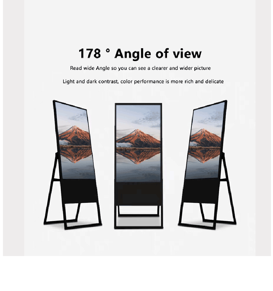 Buy Wholesale China 43inch Indoor Portable Advertising A Type Smart ...