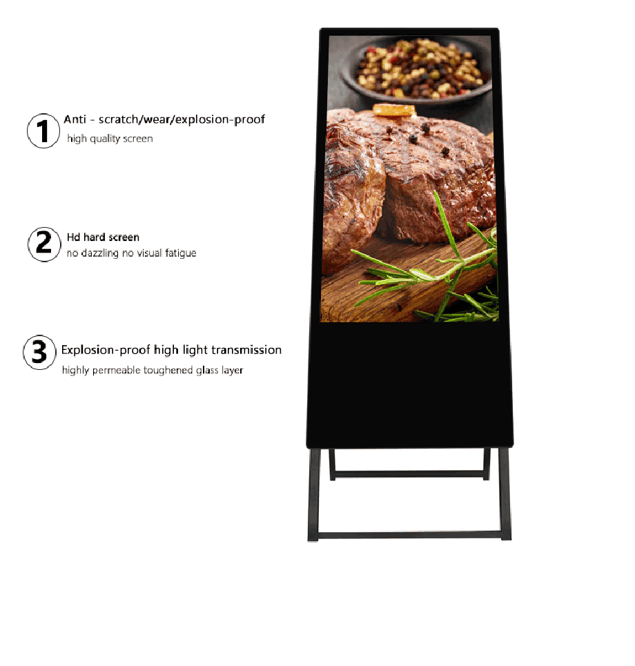 Buy Wholesale China 43inch Indoor Portable Advertising A Type Smart ...