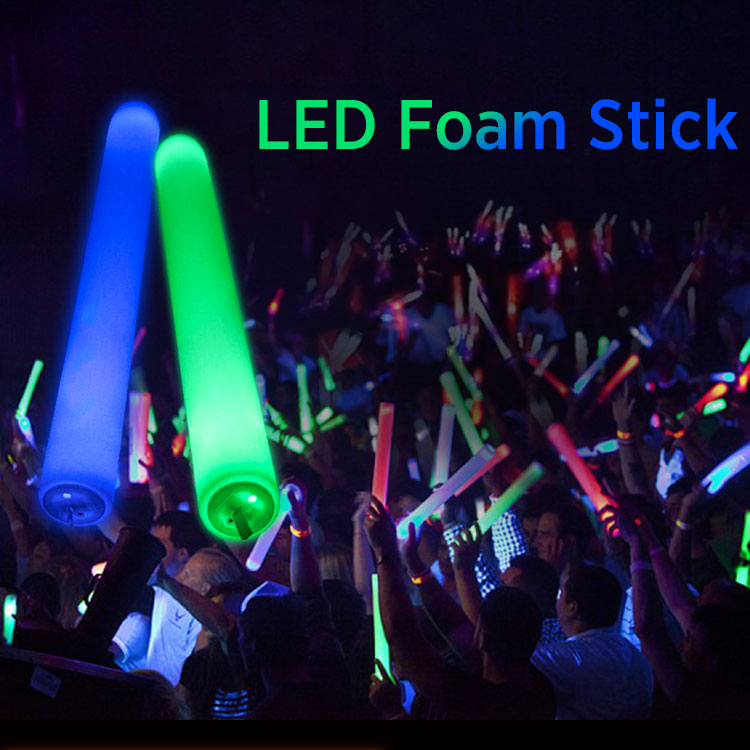 Hot Remote Control Baton Luminous Led Flashing Stick On Lights Led Foam ...