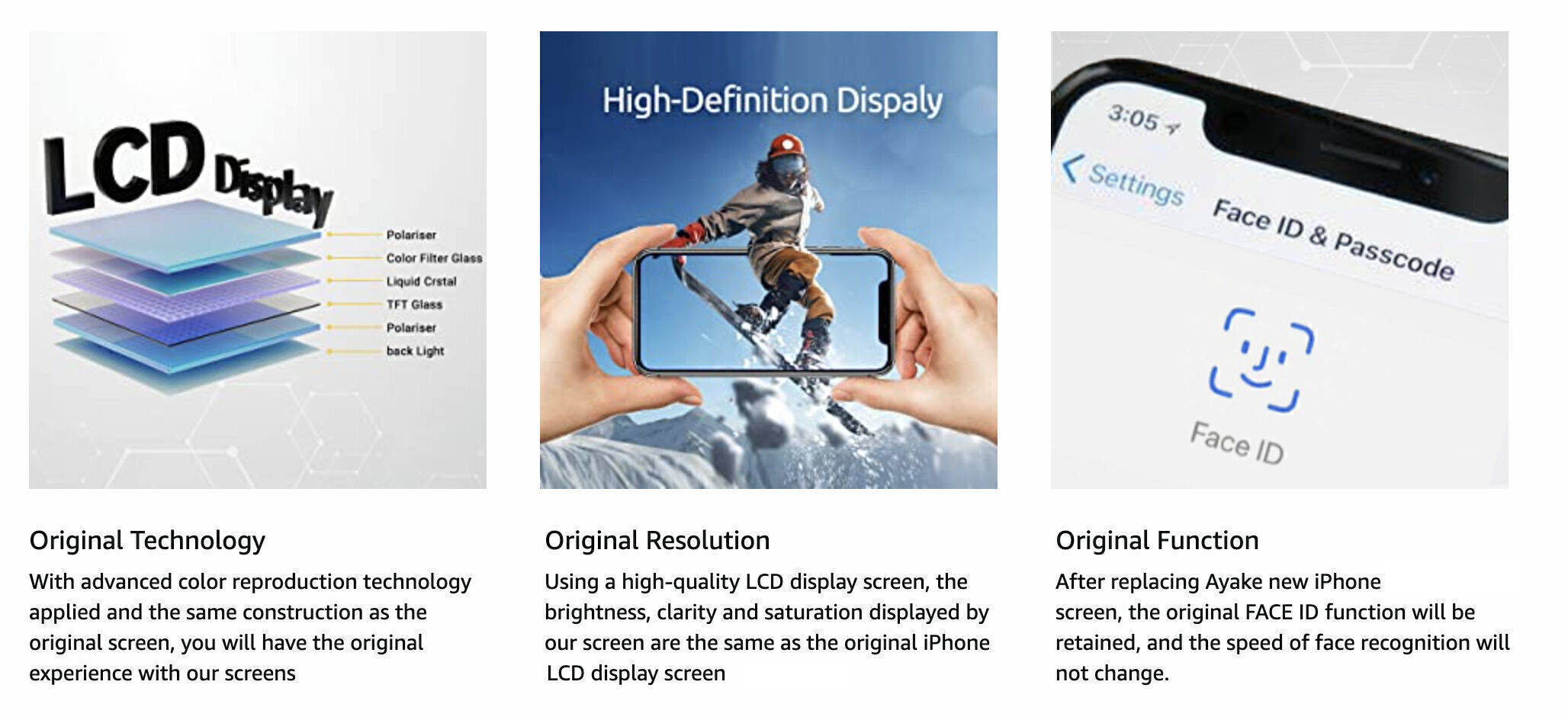 Buy Wholesale China Gx Oled Quality Screen For Iphone X Xs Max Xr 11 12 ...