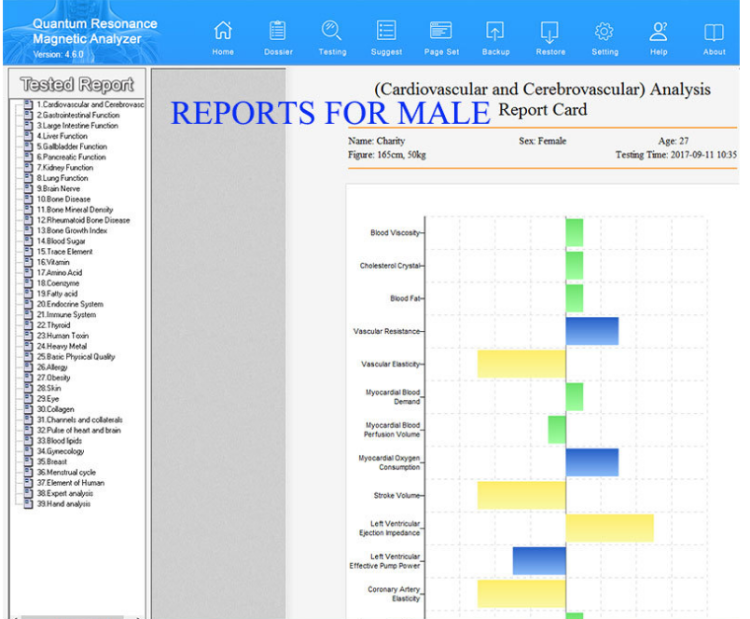Buy Wholesale China Wholesale Quantum Body Analyzer 49 Reports Quantum ...