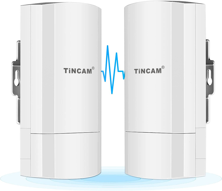 Tincam 2-pack 300mbps Wireless Outdoor Cpe Kit Point To- Point Wireless ...