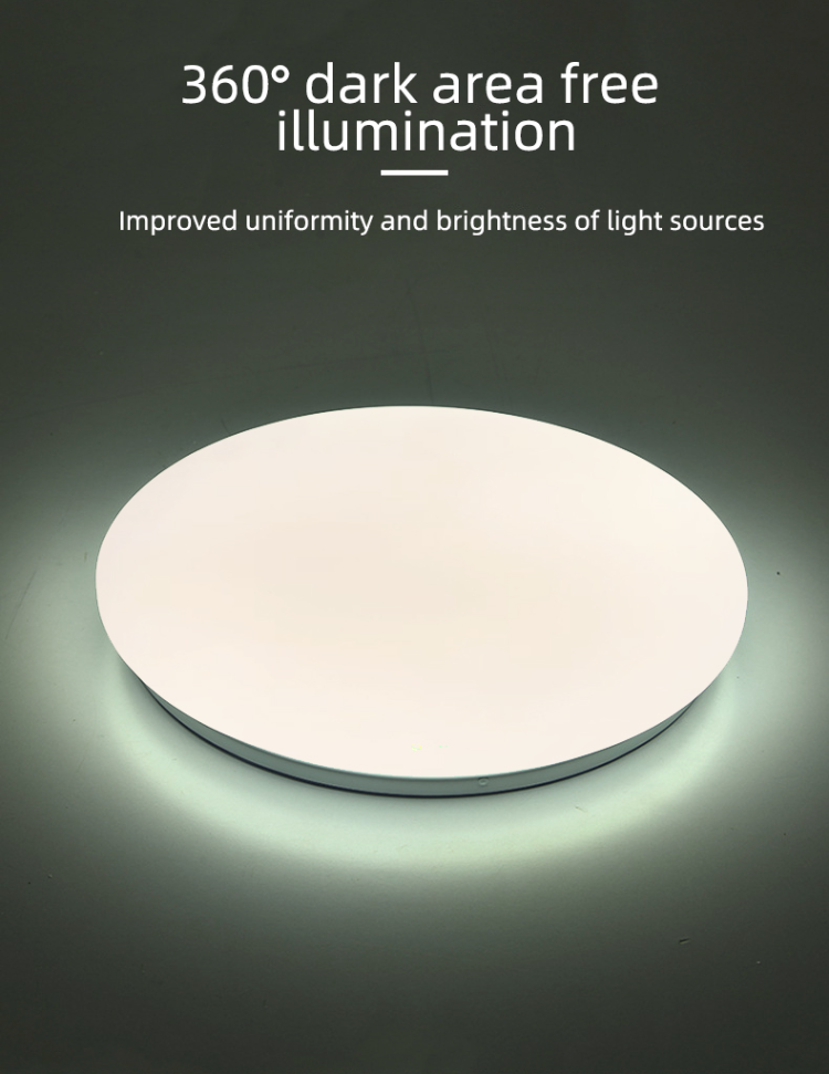 Thin Slim Round Panel Lamp Bedroom Living Room Light Fixtures Ceiling ...