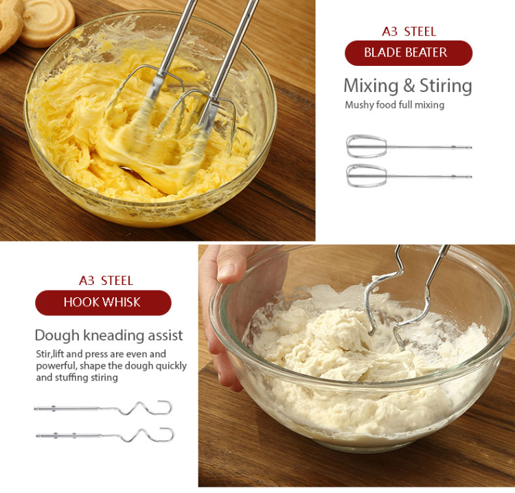 Kichen Machines Electric Small Hand Mixer Cake Blender Egg Butter ...