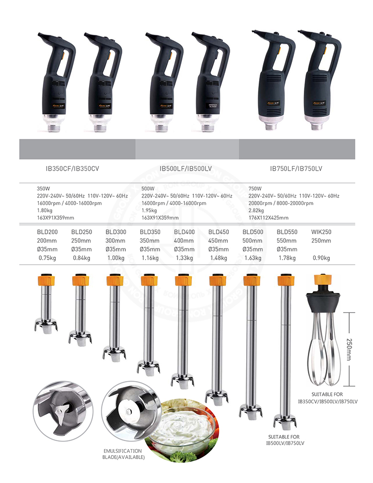 Buy Wholesale China Hotel Commercial Immersion Blender Mixer 9-speed ...