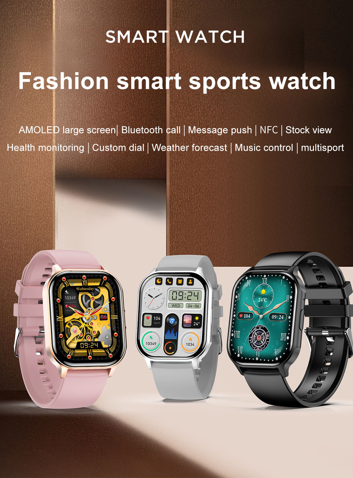 Buy Wholesale China Private Mold Fashion Nks10 Amoled Screen Smart ...
