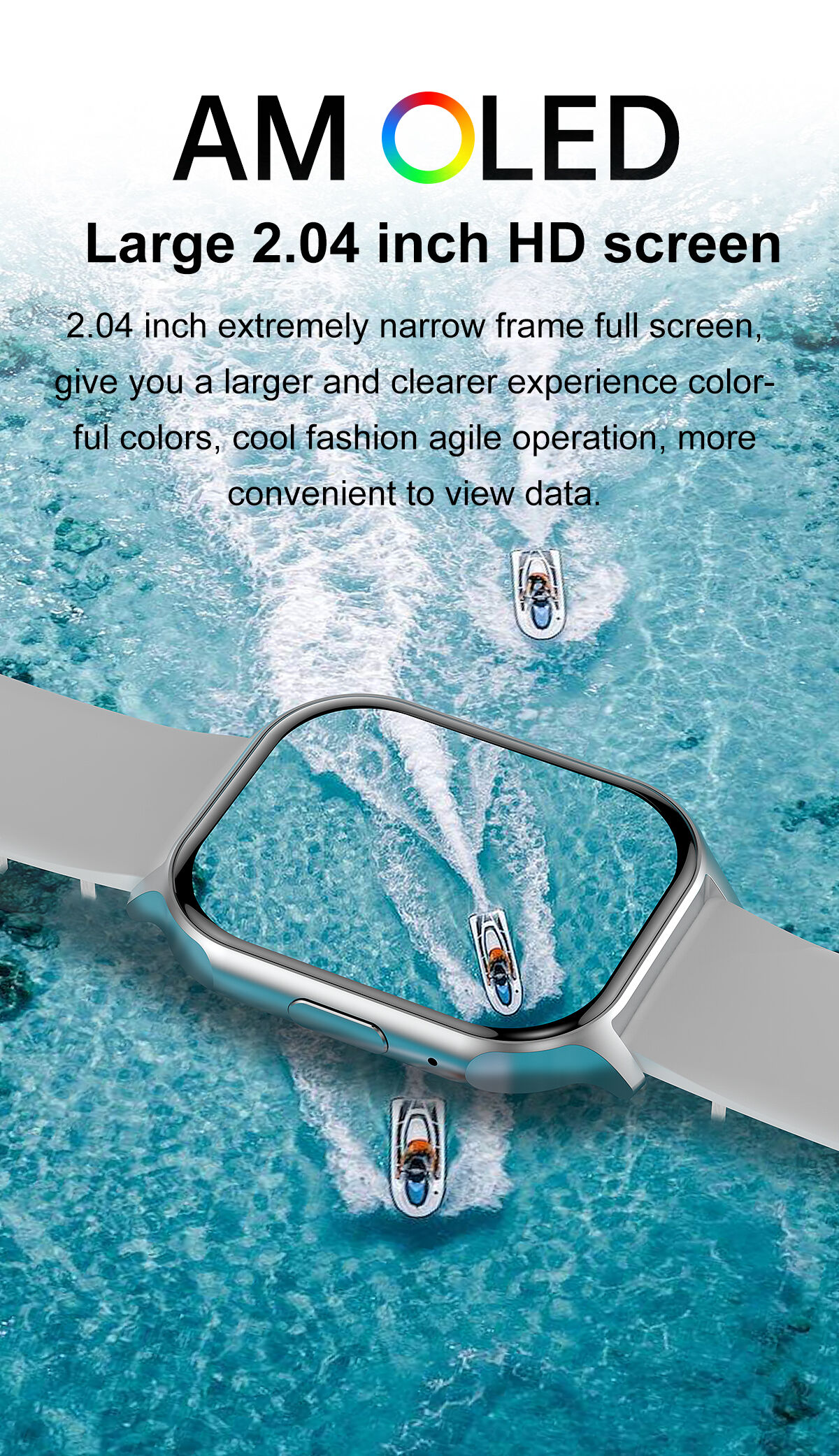 Buy Wholesale China Private Mold Fashion Nks10 Amoled Screen Smart ...