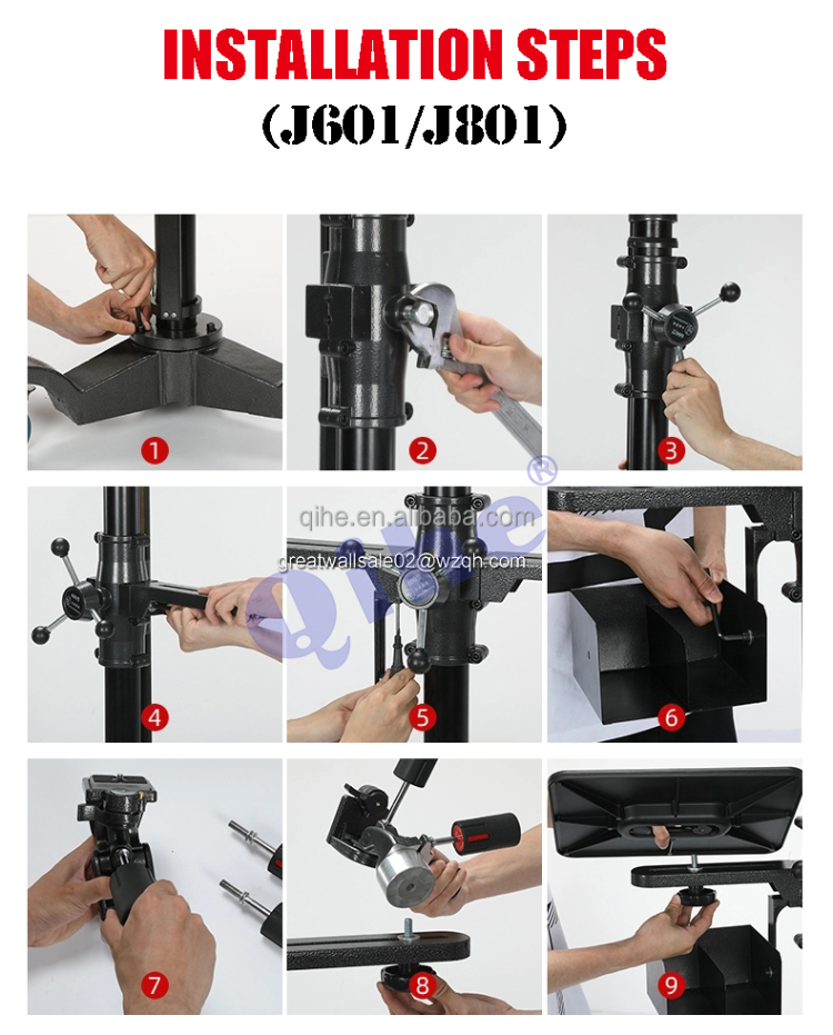 Qihe Qh-j601 Studio Camera Stand,camera Tripod With 15kg Loading ...