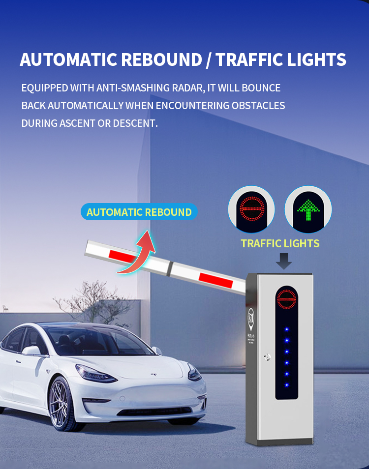 High Speed Boom Barrier Gate With Led Strip Light - Buy China Wholesale ...
