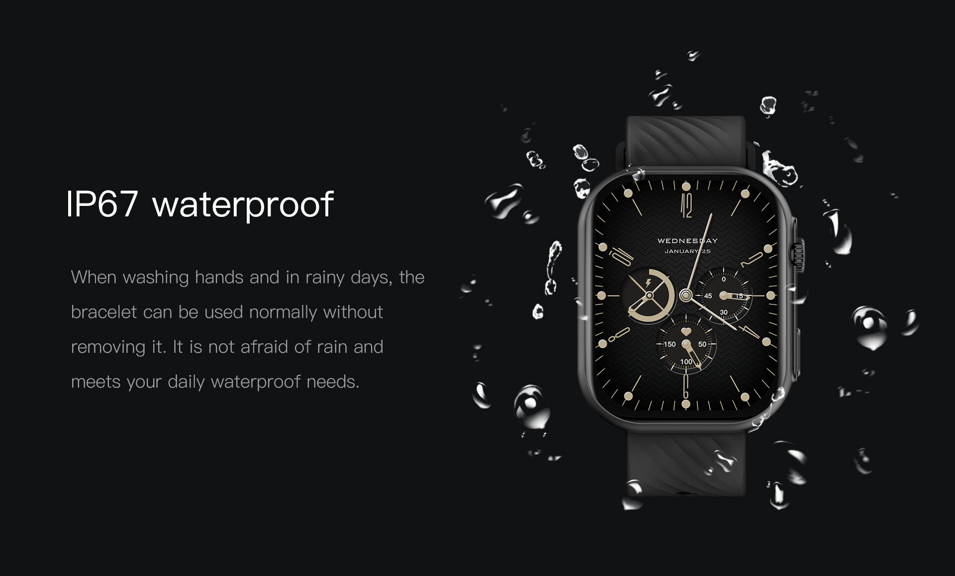 Zwear Smart Watch Zl80b Bt Call Ip67 Waterproof Outdoor Sports ...