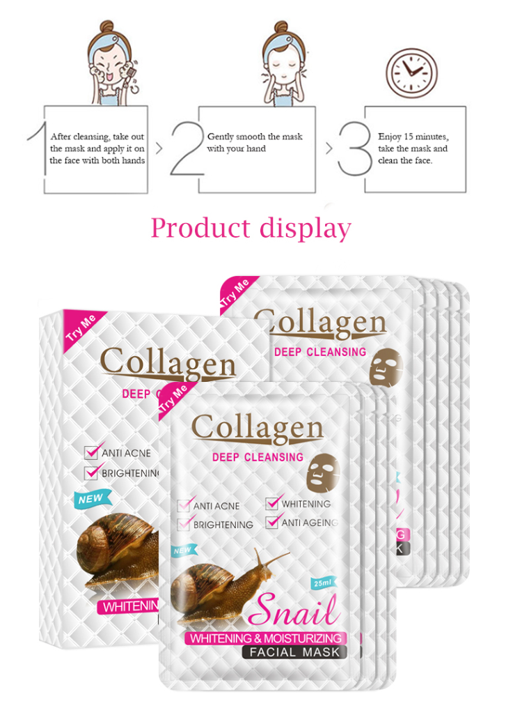 Buy Wholesale China Wholesale Snail Collagen Face Sheet Mask ...