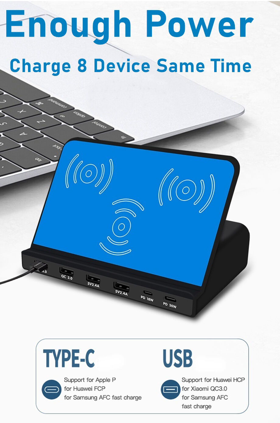 Buy Wholesale China Promotional 120w Wireless Charging Stands With 6 ...