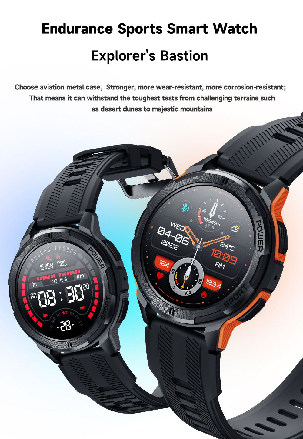 Oem Odm Metallic Nld03 Amoled Sports Smart Watch Reloj Inteligente 1atm ...