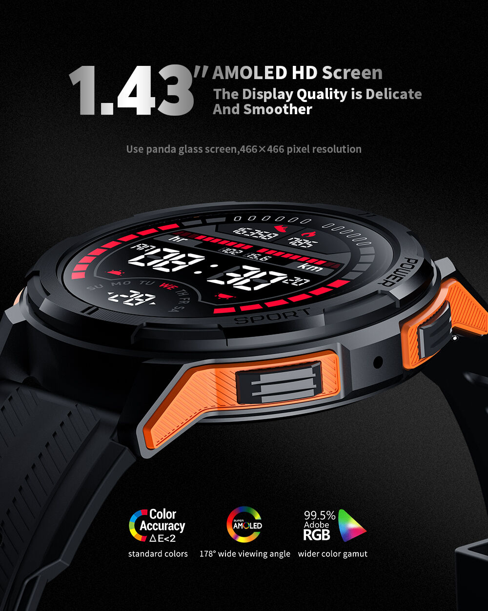 Buy Wholesale China Oem Odm Metallic Nld03 Amoled Sports Smart Watch ...