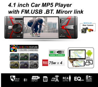 4 Inch Ips Car Mp5 Player Radio Car Reversing Camera Car Stereo ...