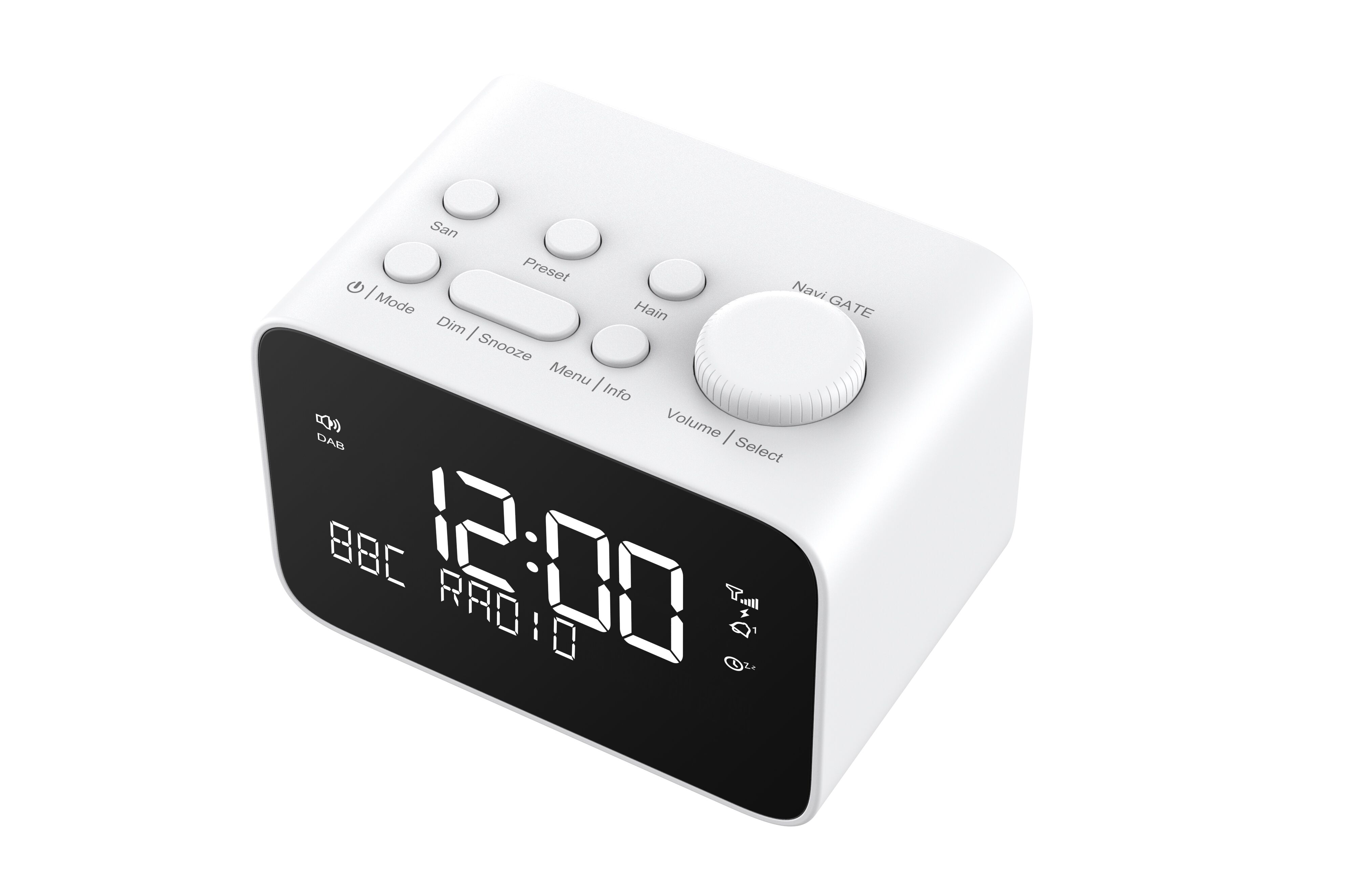 Fm Radio Alarm Clock Radio Dual Alarm Clock Clock Radio Speakers Odm Qi ...