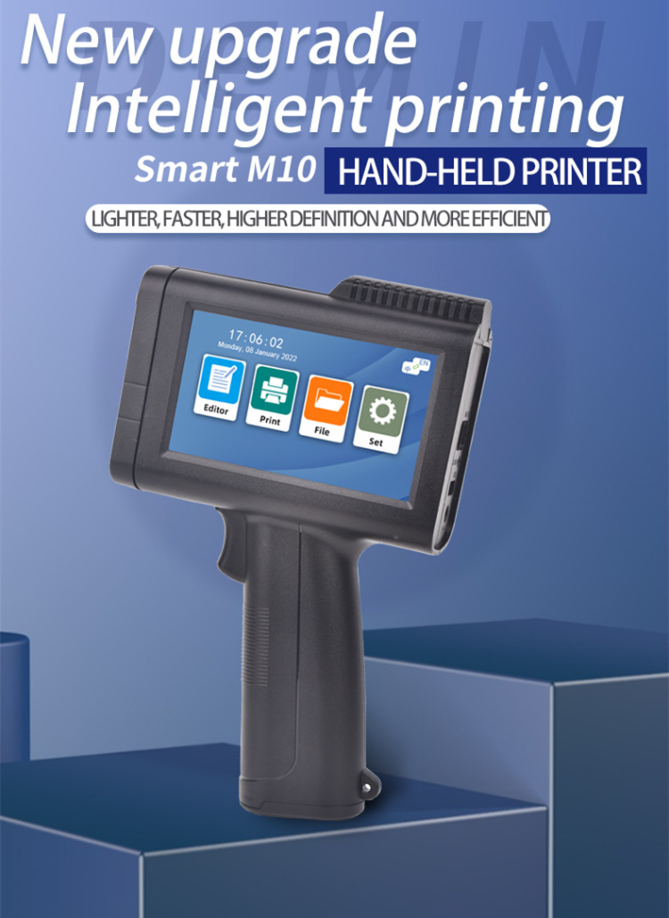 Hand-held Inkjet Printer Print Date Coder Batch Batch Number Inkjet ...