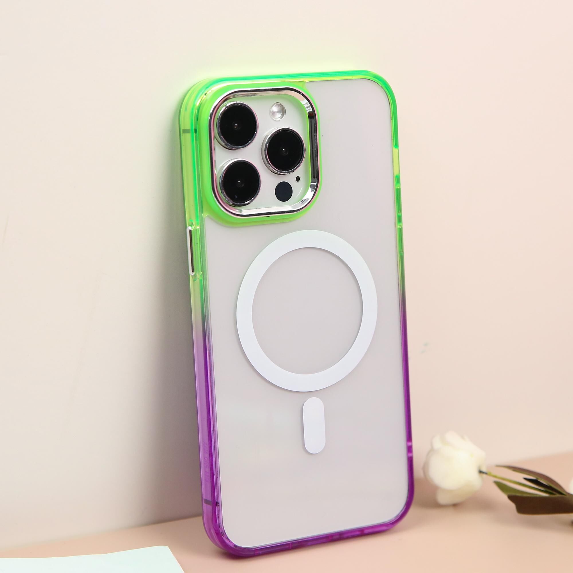 Buy Wholesale China Somostel Tpu+acrylic Dual Color Gradient Magnetic ...