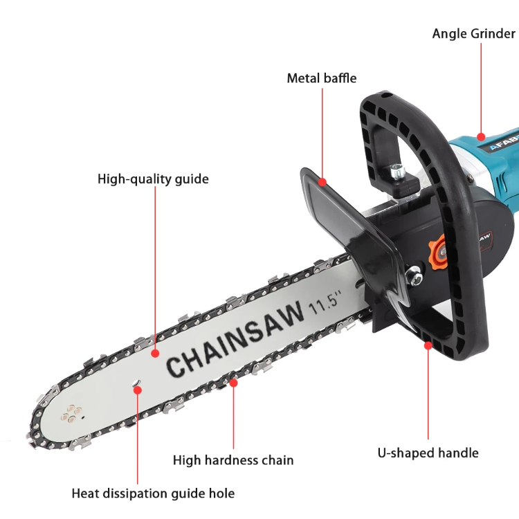 Upgraded Chain Saw 2in1 Chainsaw Grinder Mini Electric Chainsaw 11 ...
